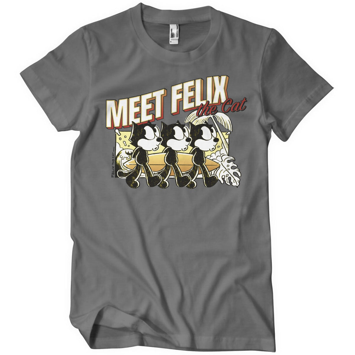 Felix the Cat - Meet Felix Th Mens T-Shirt | Officially Licensed Felix ...